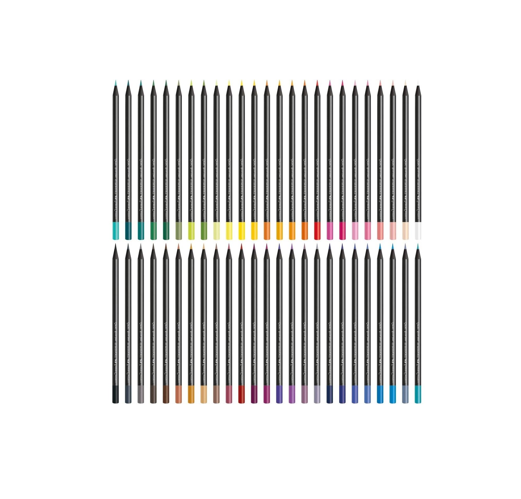 Lápis de Cor Ecolápis Supersoft 50 Cores Faber Castel - Qualifor